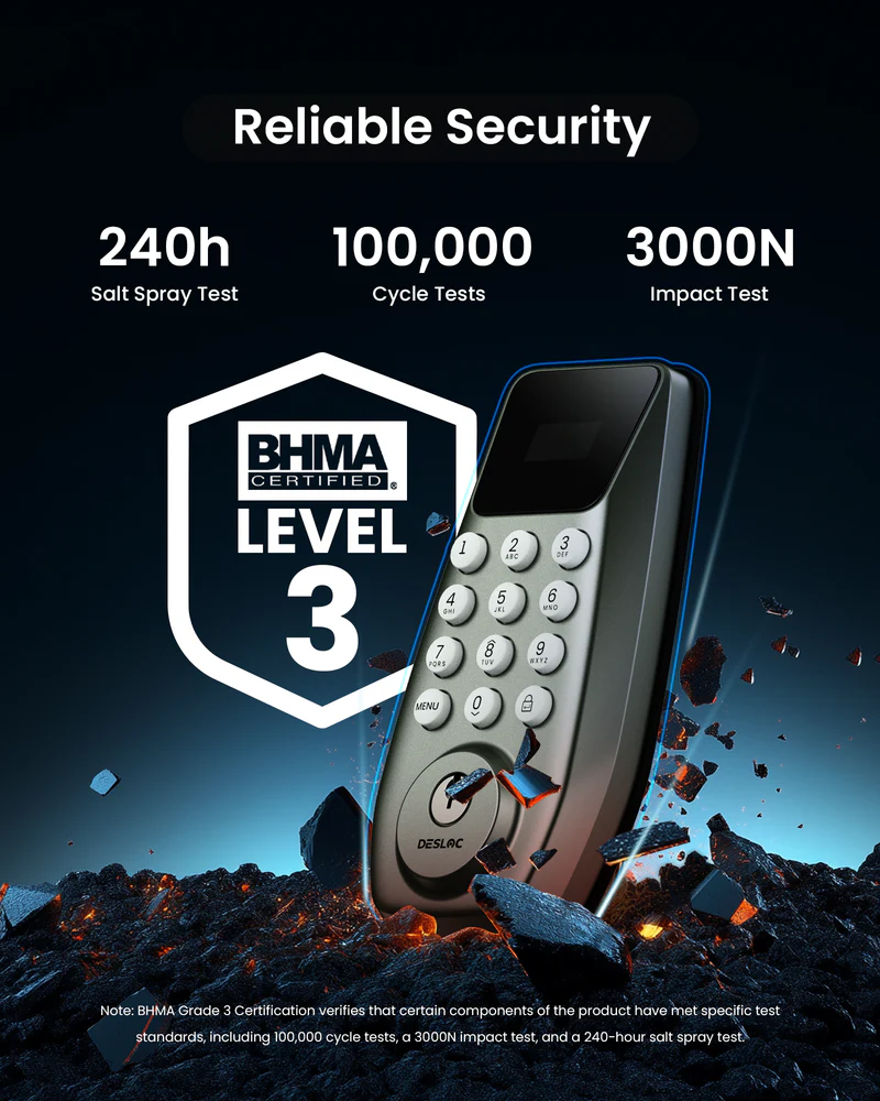 Discover the DESLOC C100 Smart Lock Deadbolt with LockVue Display ...